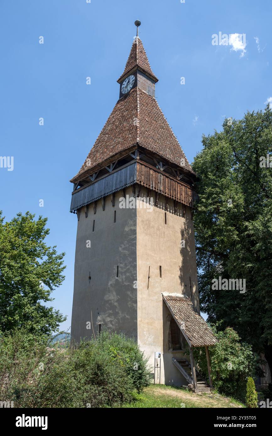 Northern or Clock Tower, defensive with parapet walk, Saxon Fortified ...