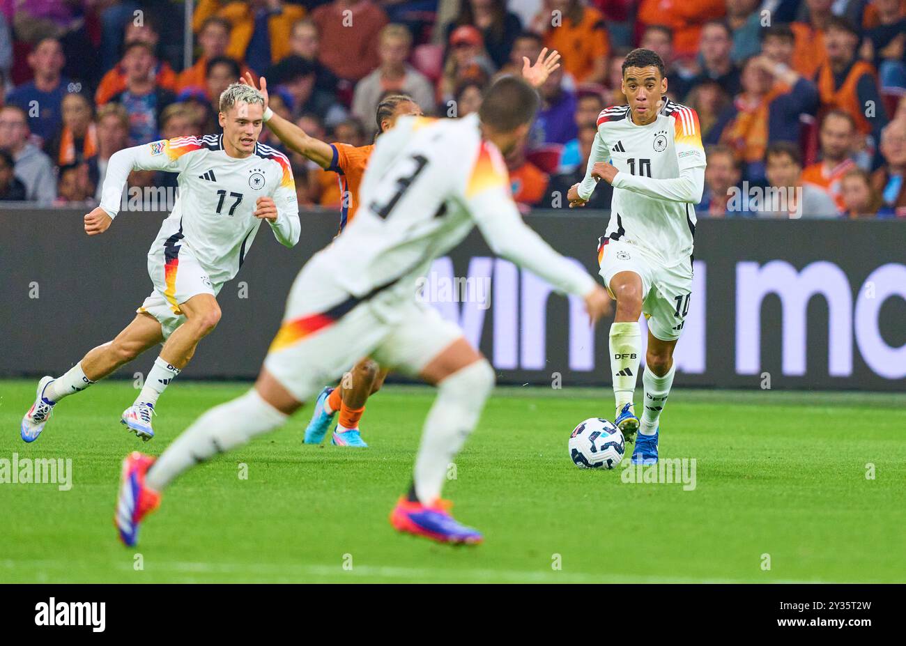 Jamal Musiala, DFB 10 Florian Wirtz, Nr. 17 DFB in the UEFA Nations League 2024 match ...