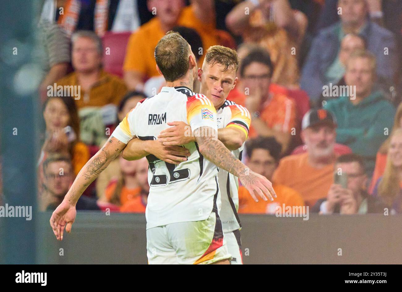 Joshua Kimmich, DFB 6 celebrates his goal, happy, laugh, celebration, 1 ...