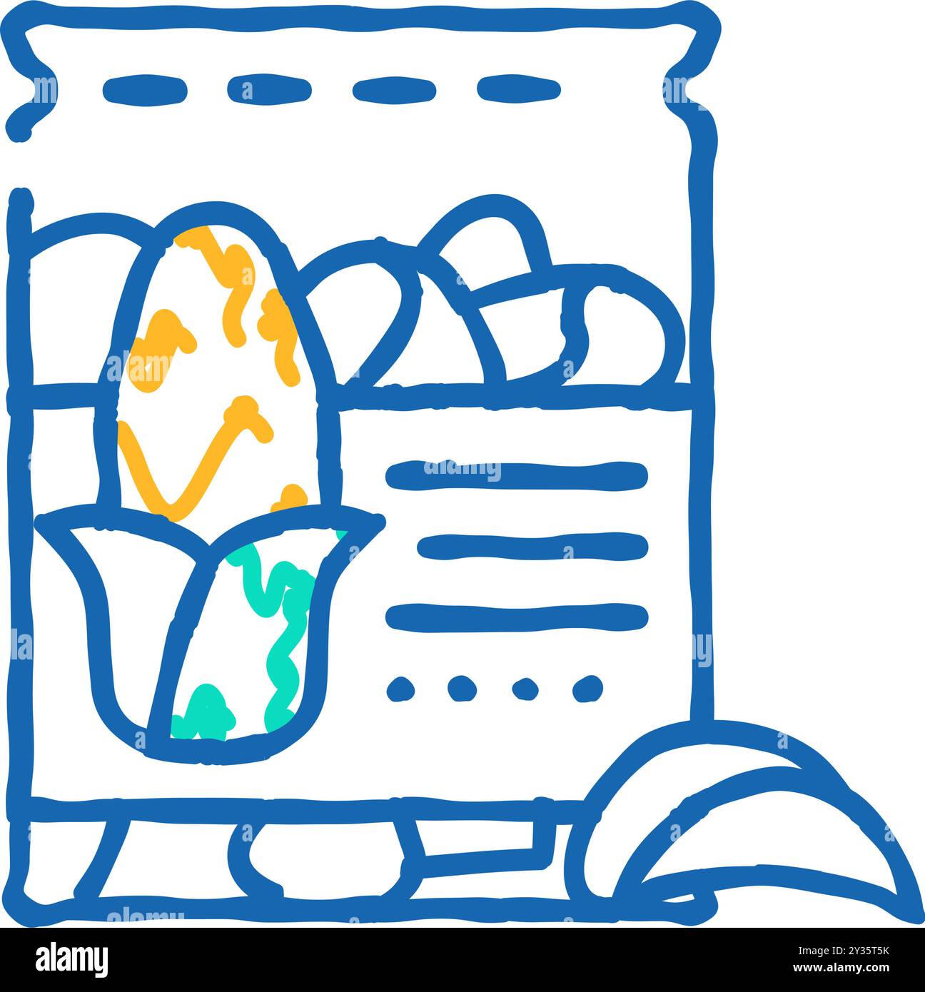 chips corn icon doodle illustration Stock Vector Image & Art - Alamy