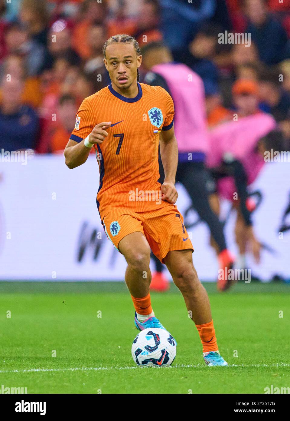 Xavi Simons, NL 7 in the UEFA Nations League 2024 match NETHERLANDS ...