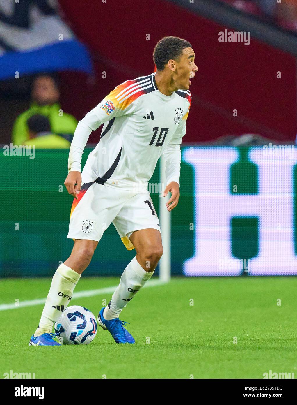 Jamal Musiala, DFB 10 in the UEFA Nations League 2024 match NETHERLANDS - GERMANY 2-2 in Season ...