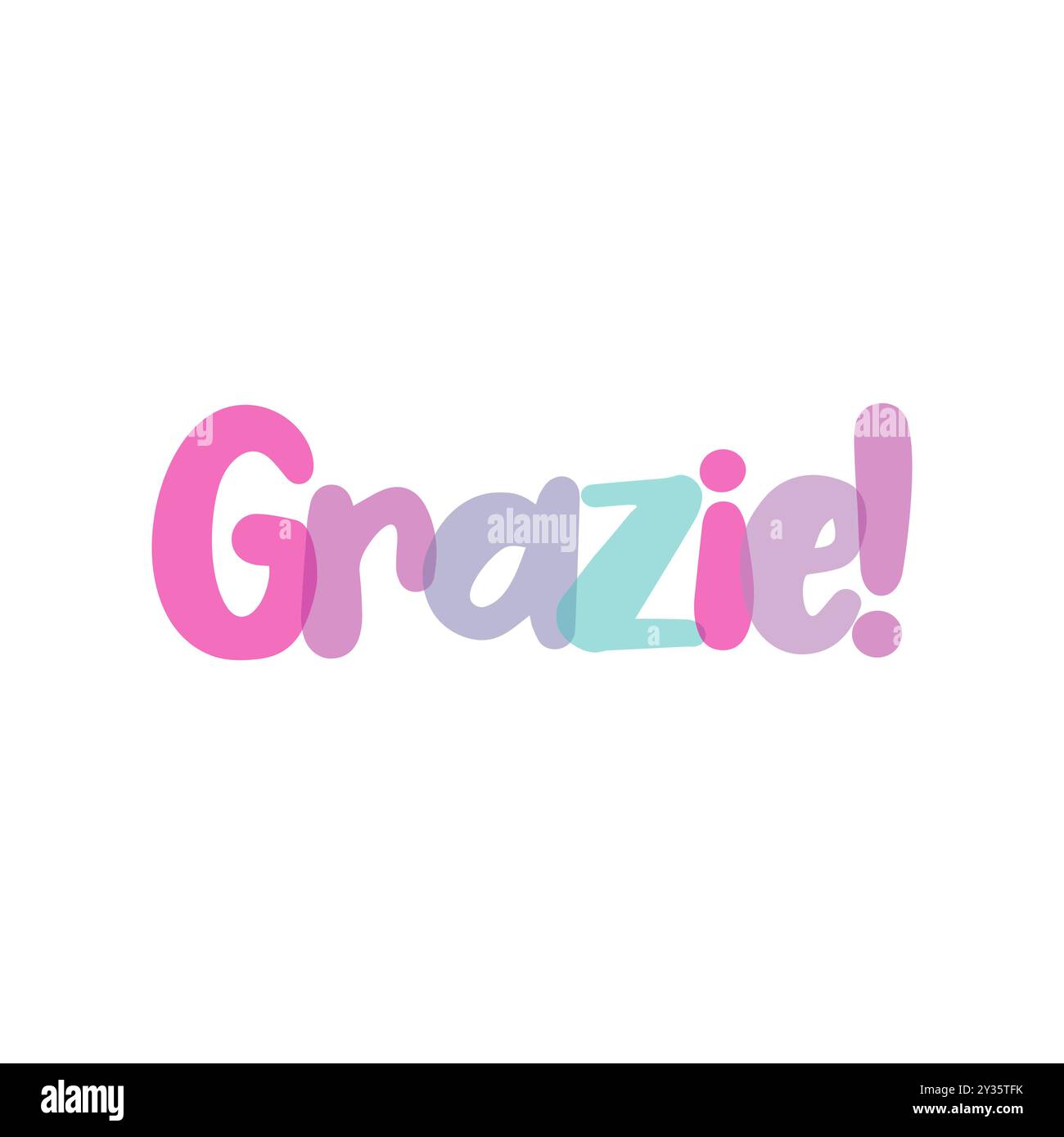 Grazie Stock Vector Images - Alamy