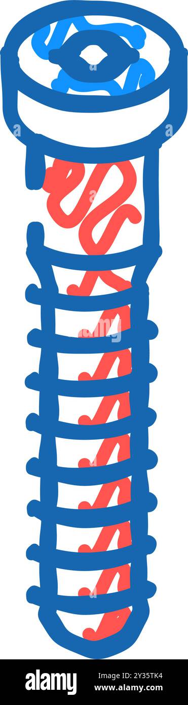 screw boards assembly icon doodle illustration Stock Vector Image & Art ...