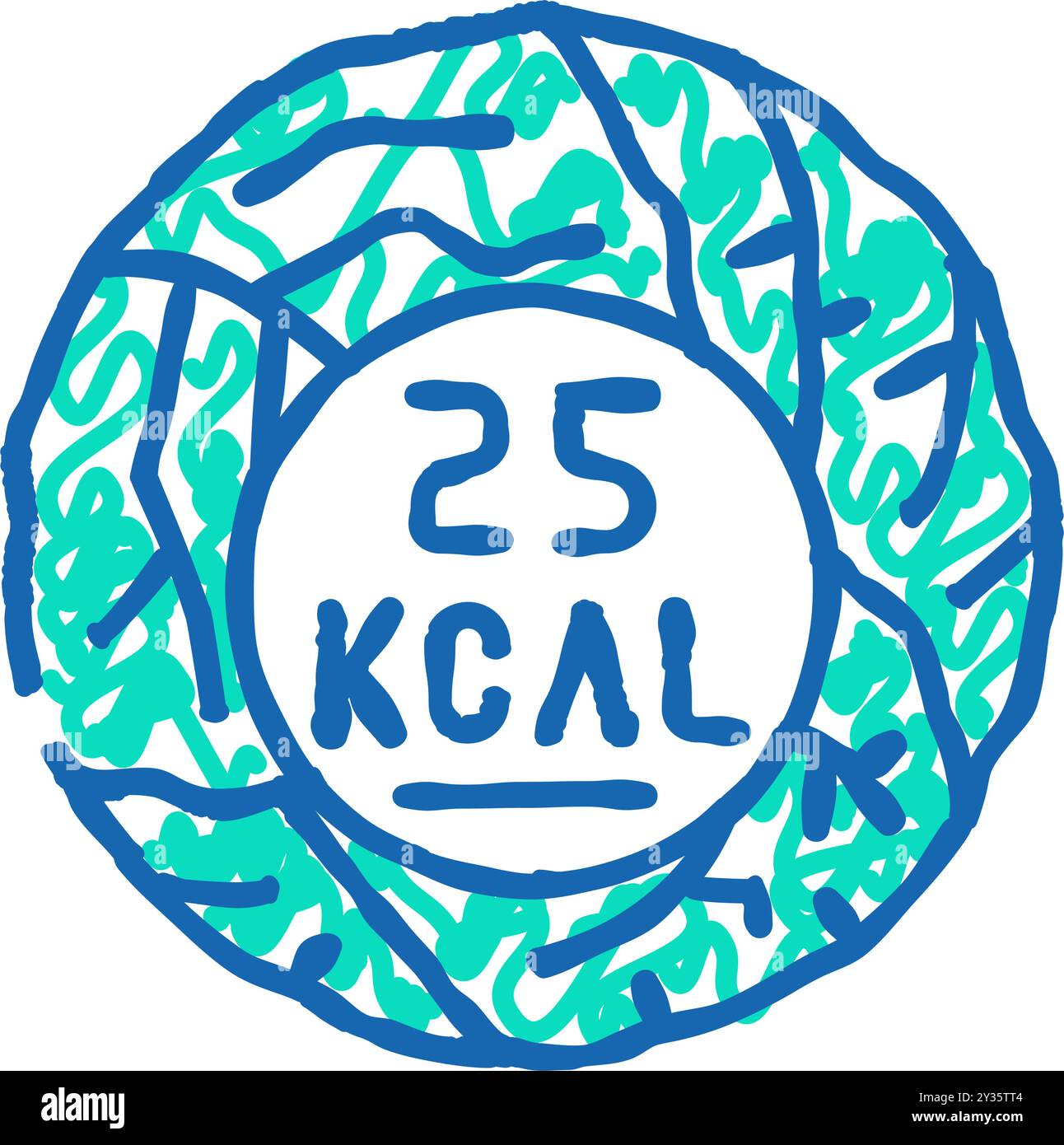 calorie cabbage icon doodle illustration Stock Vector Image & Art - Alamy