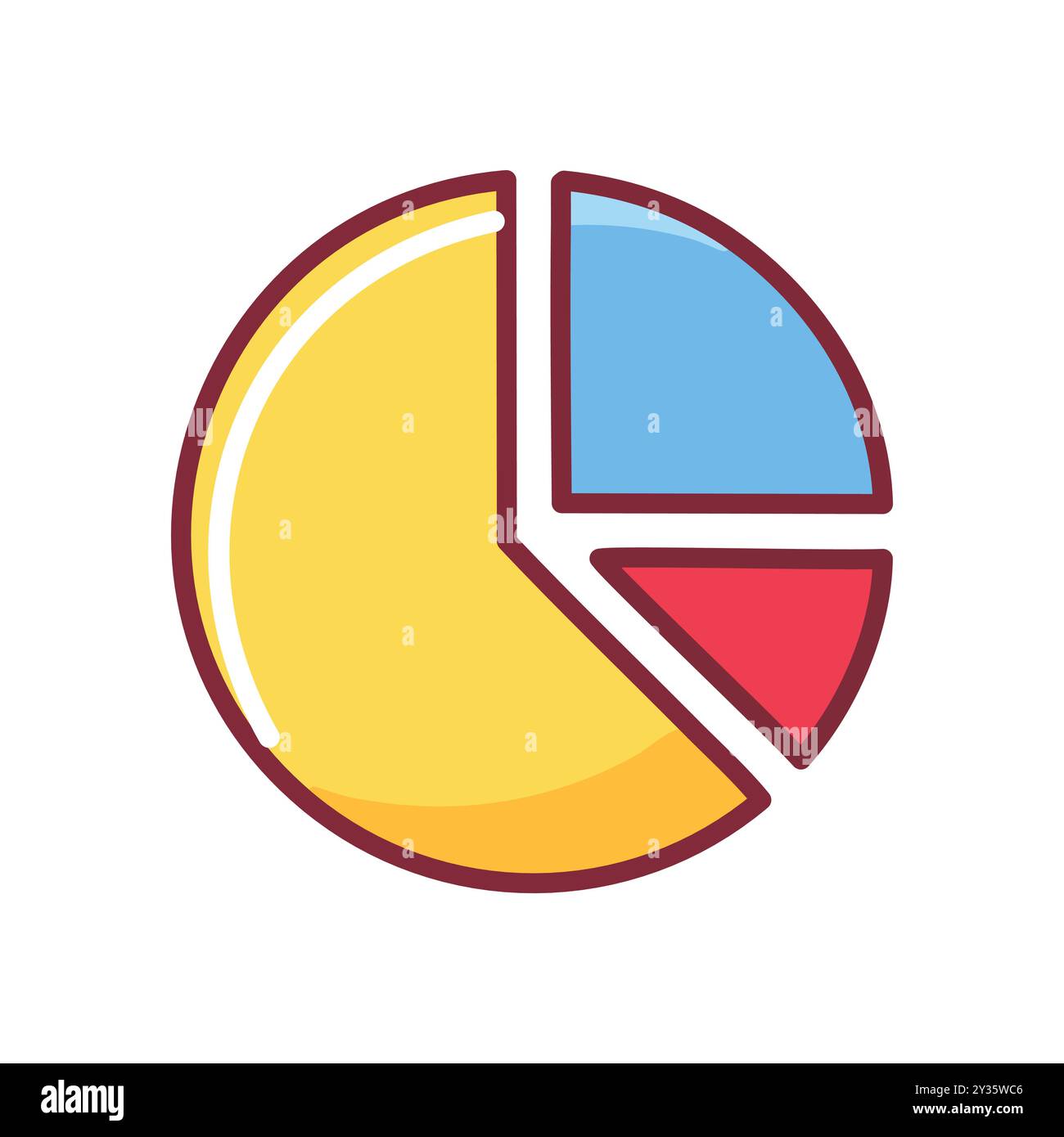 Pie chart graphic. Colorful pie chart graphic depicting data division ... Pie chart graphic. Colorful pie chart graphic depicting data division ...