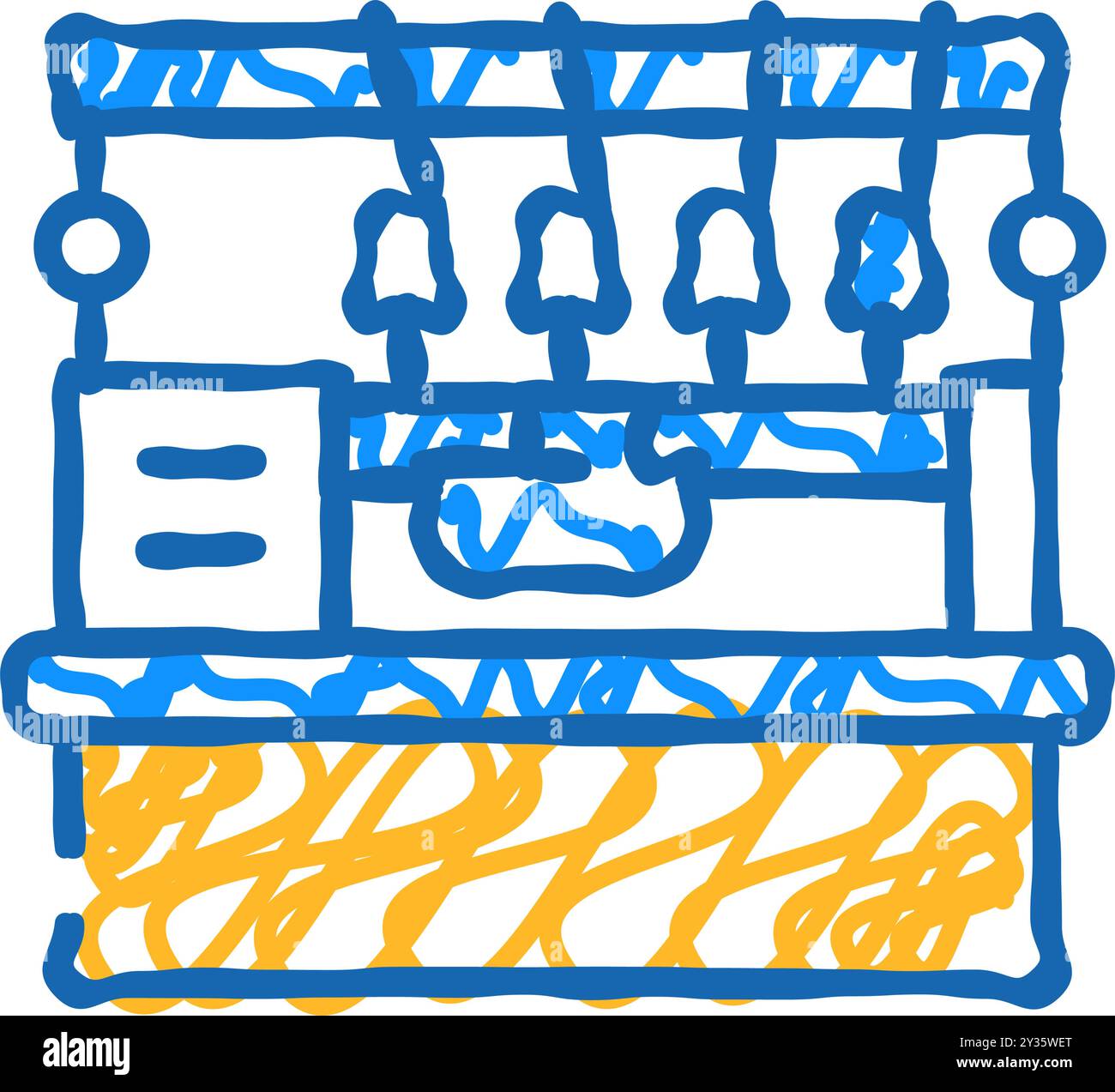 knitting machine icon doodle illustration Stock Vector Image & Art - Alamy