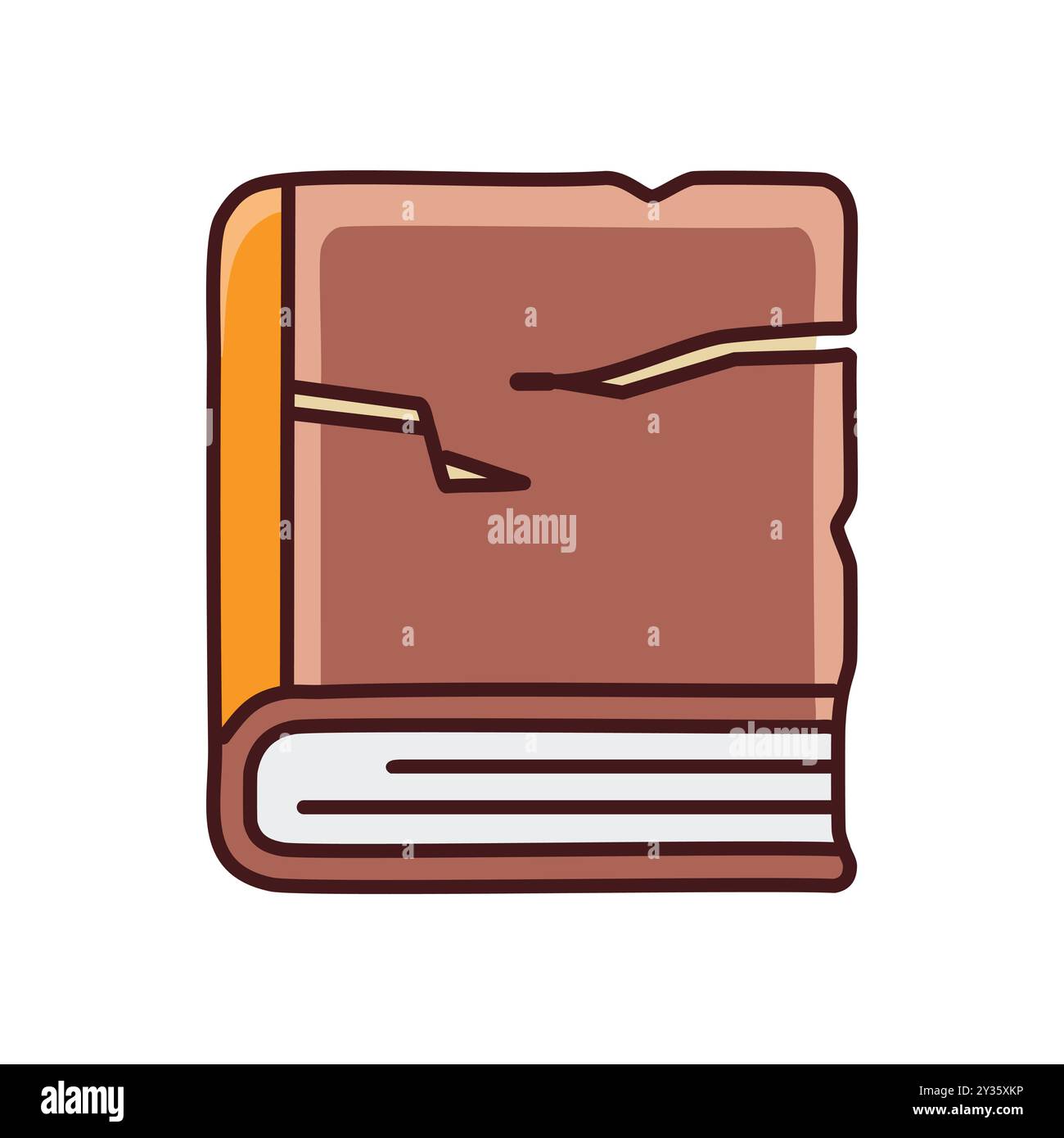 Old book spine Stock Vector Images - Alamy