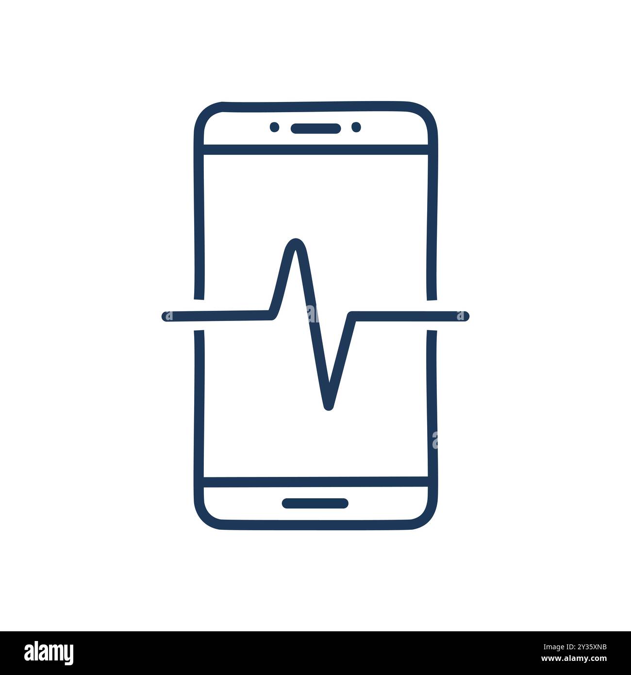 Heart rate analysis device Stock Vector Images - Alamy