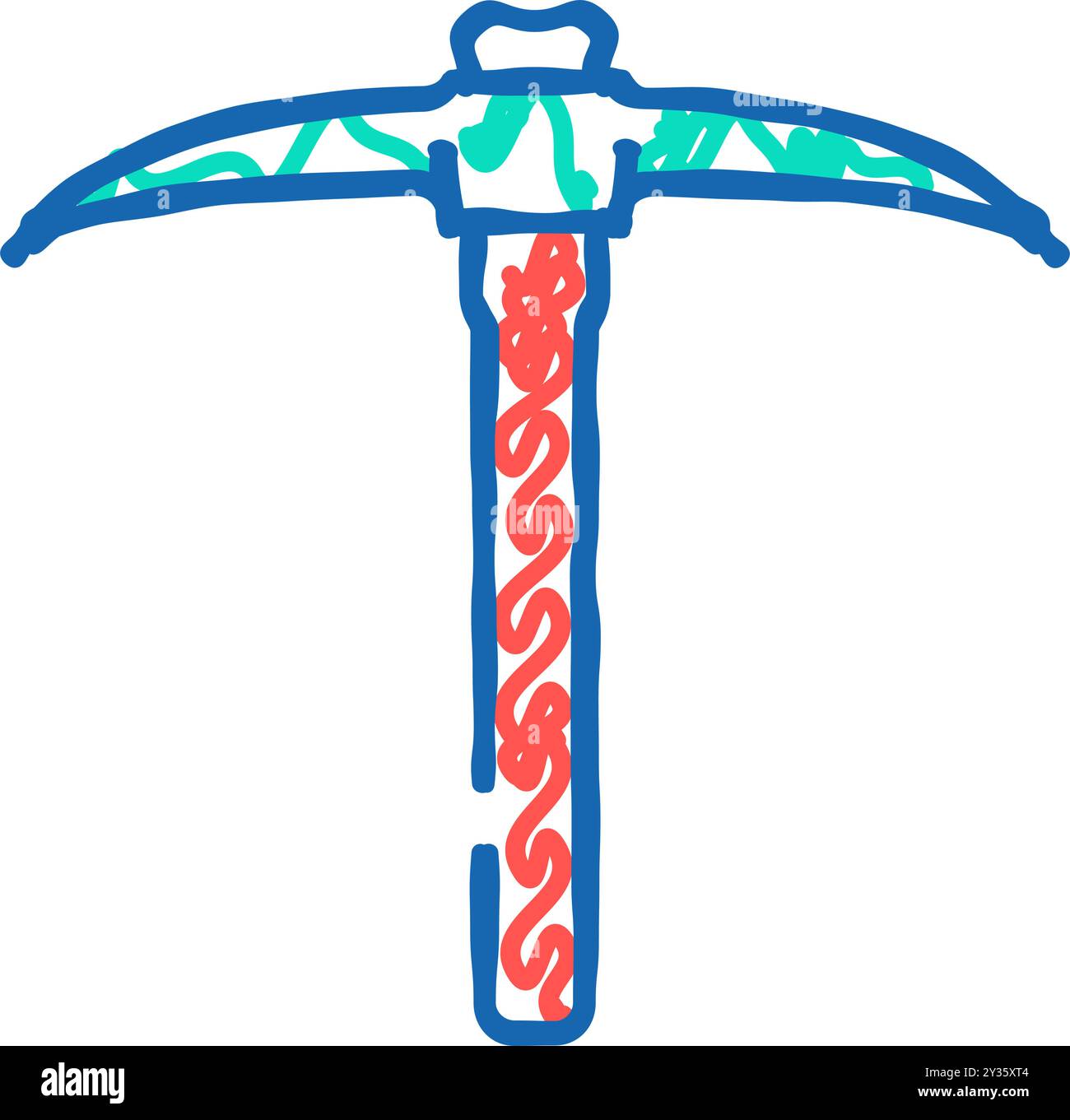 miner axe hatchet icon doodle illustration Stock Vector Image & Art - Alamy