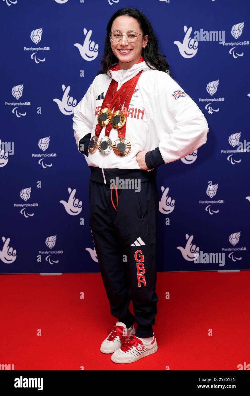 Alice Tai during the GB Paralympics homecoming event at the Utilita ...