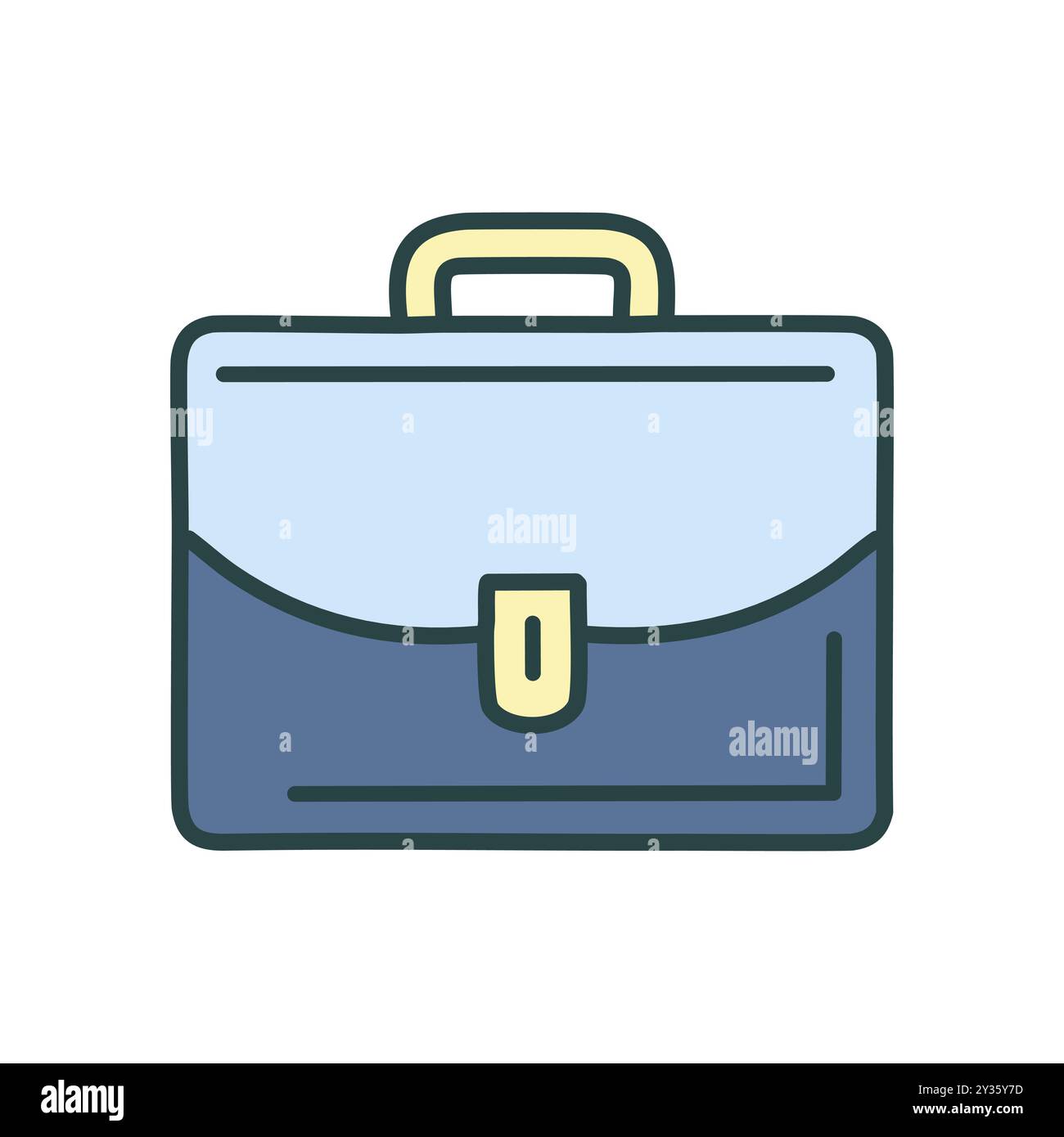 Business briefcase icon. Illustration of a simple professional ...