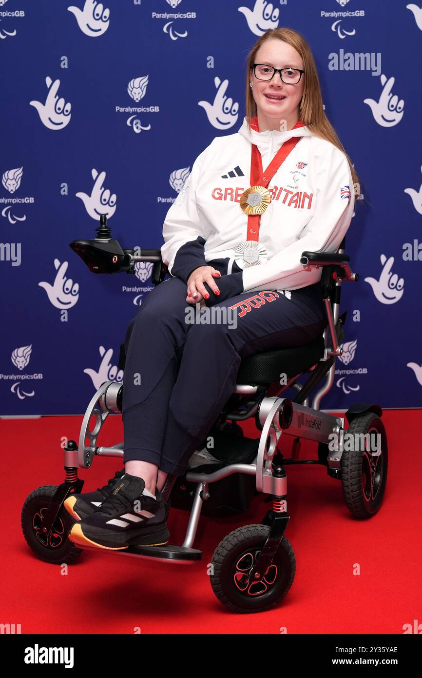 Brock Whiston during the GB Paralympics homecoming event at the Utilita ...