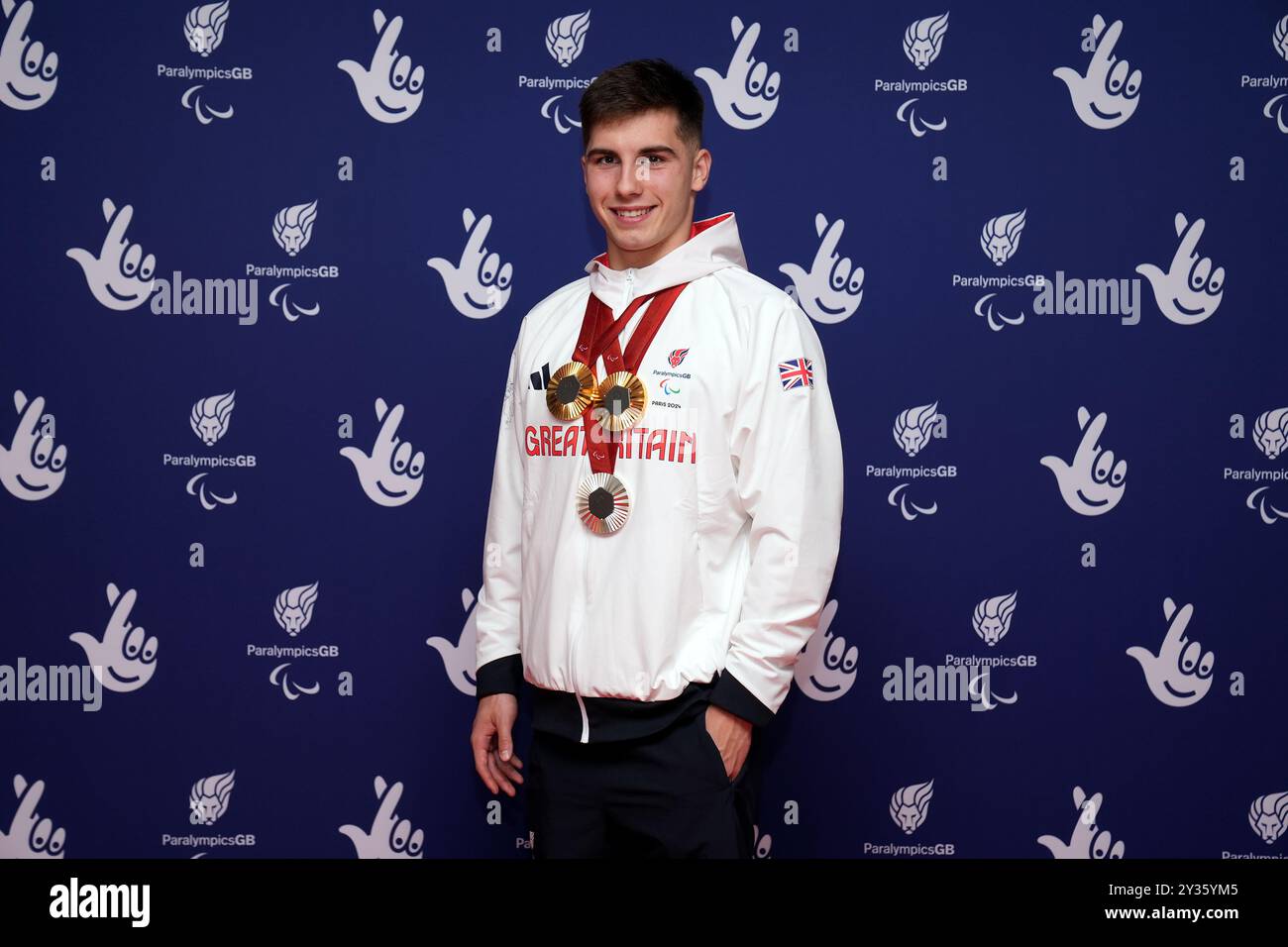 William Ellard during the GB Paralympics homecoming event at the ...