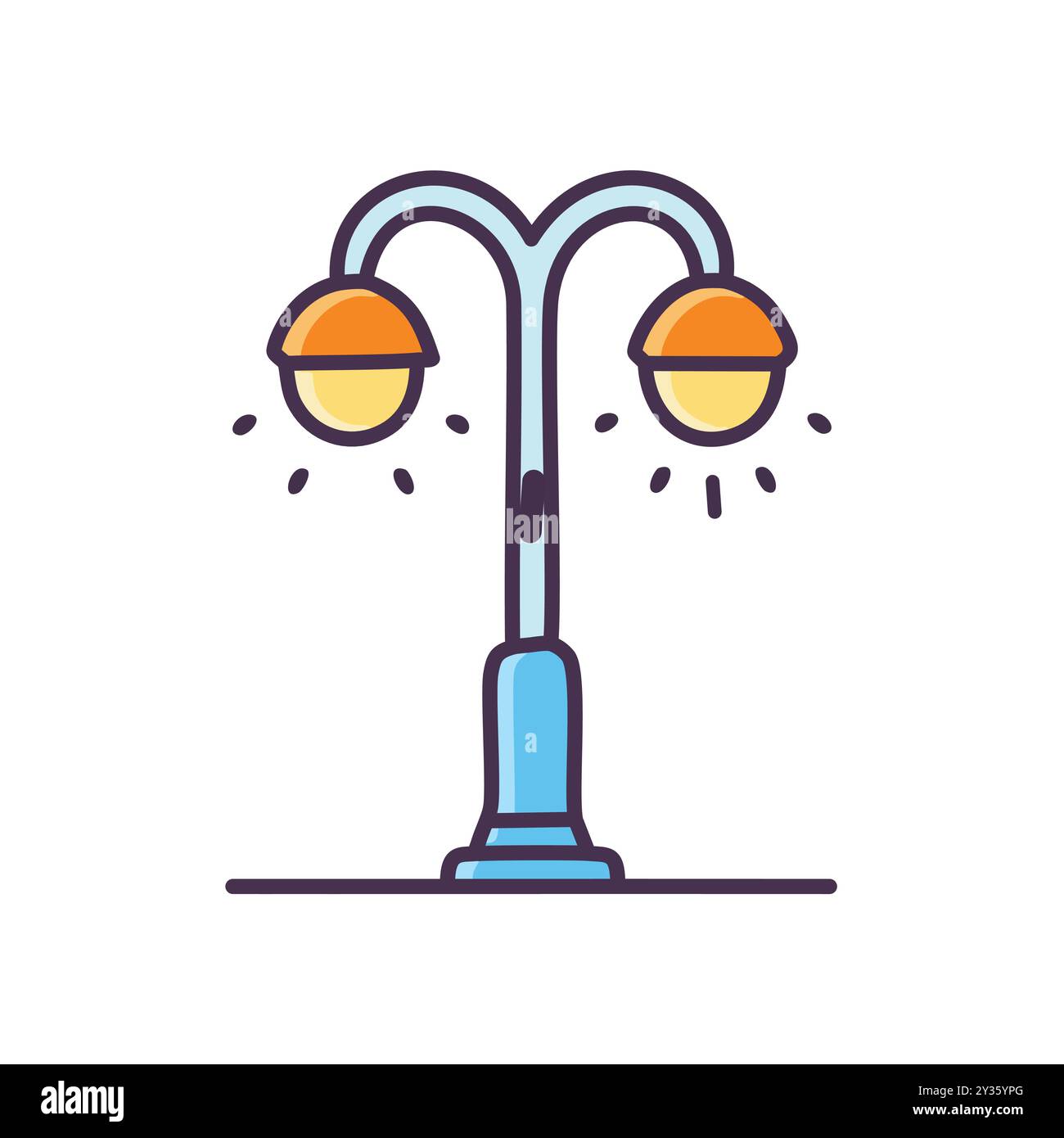 Simple light fixture Stock Vector Images - Alamy