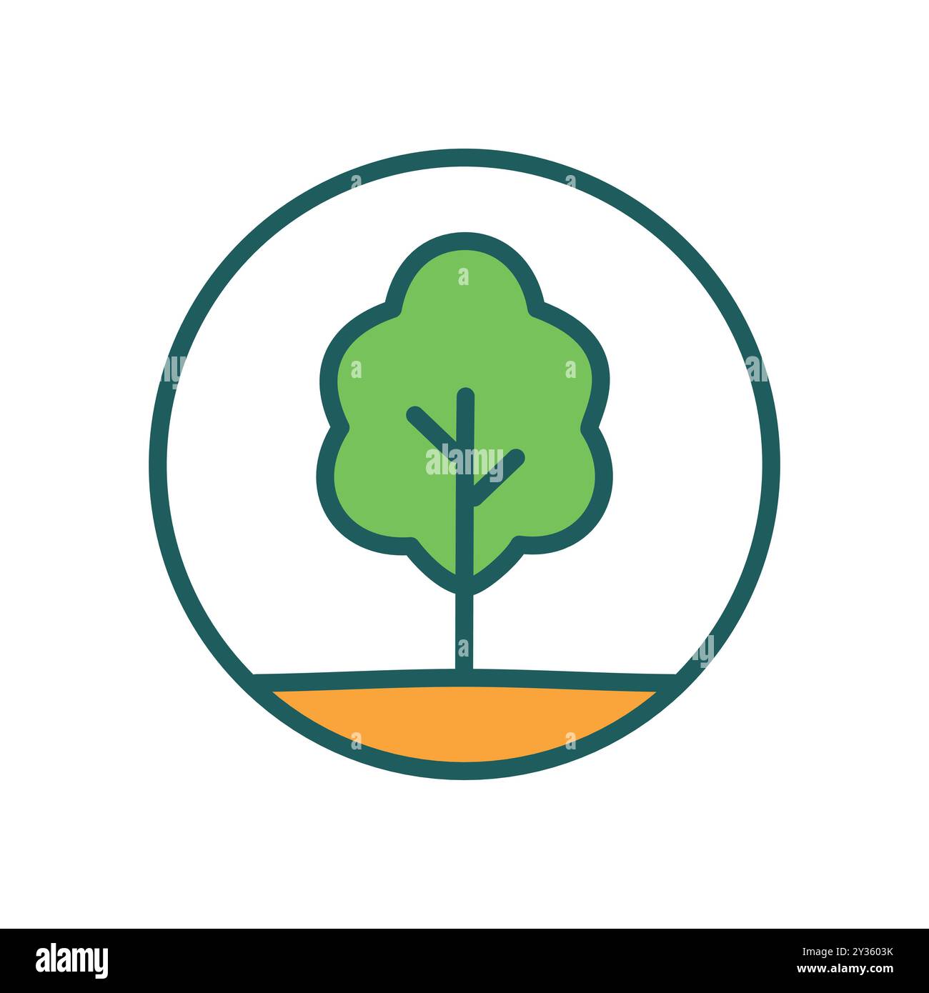 Vegetation in forest new Stock Vector Images - Alamy
