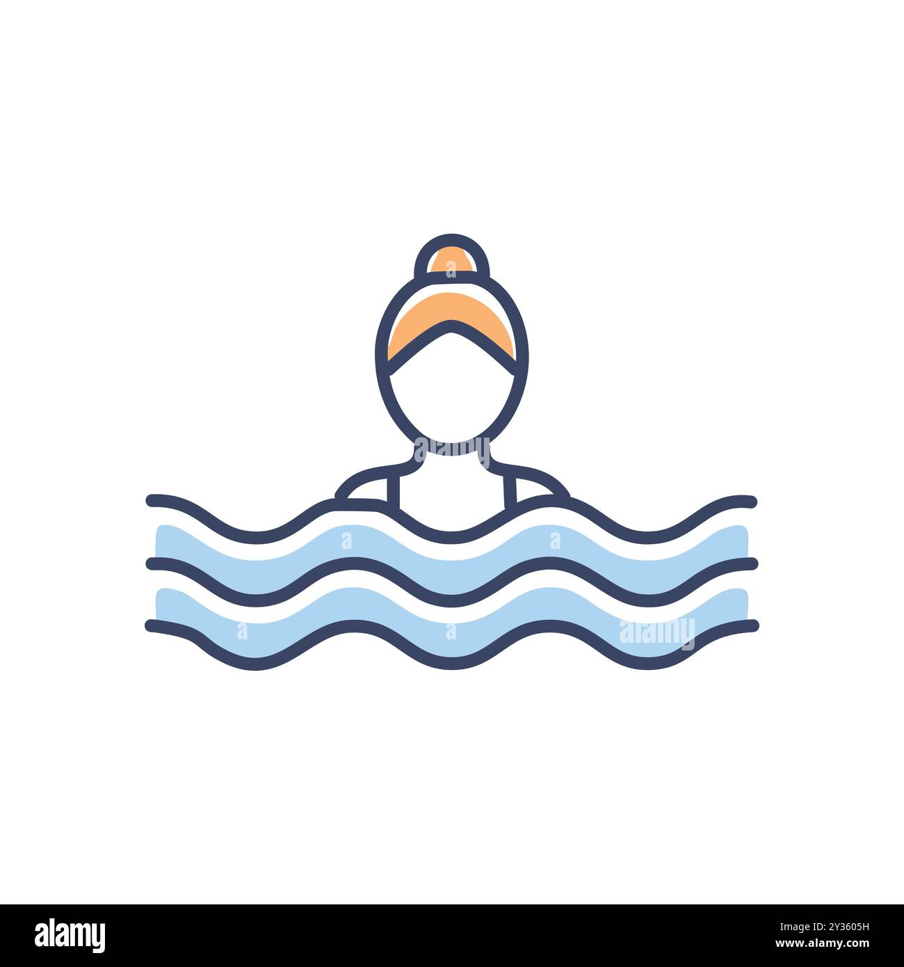 Woman underwater exercise Cut Out Stock Images & Pictures - Alamy