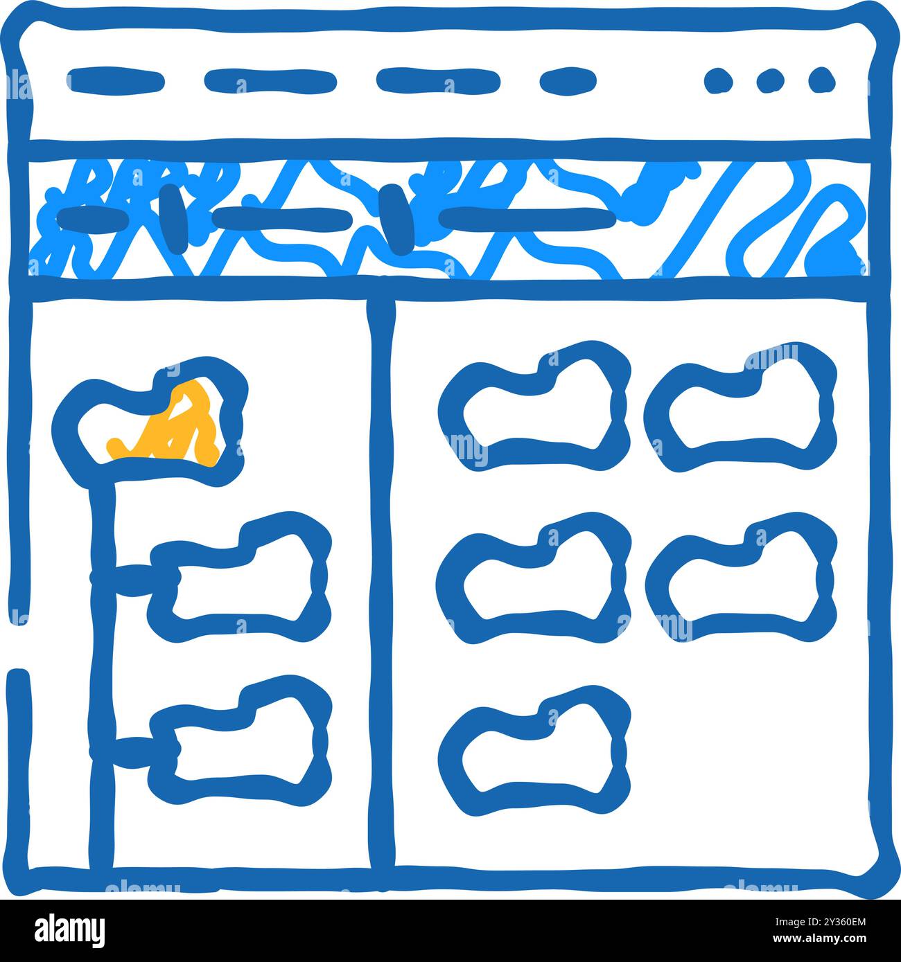 directory folder icon doodle illustration Stock Vector Image & Art - Alamy