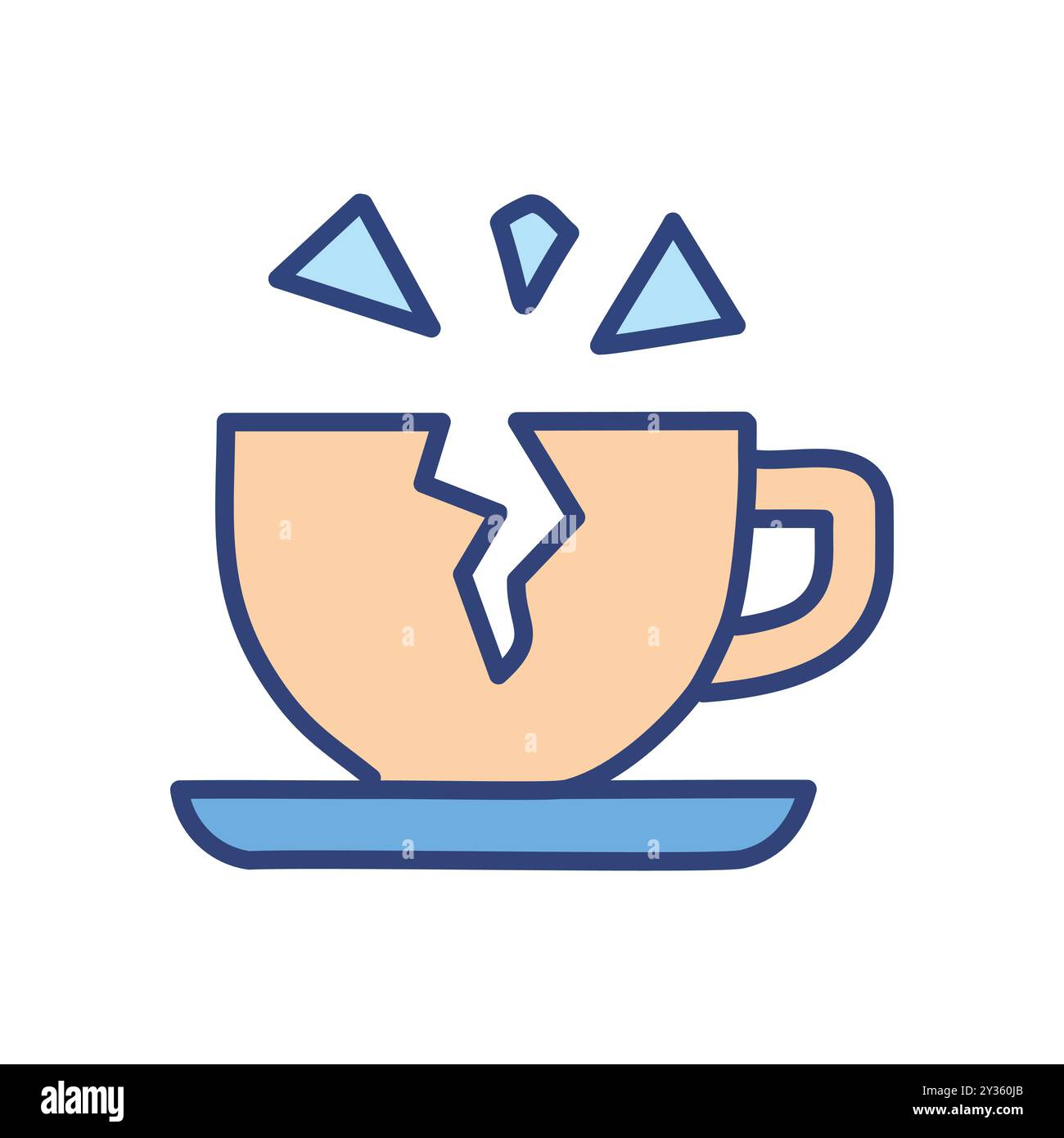 Pottery fracture Stock Vector Images - Alamy