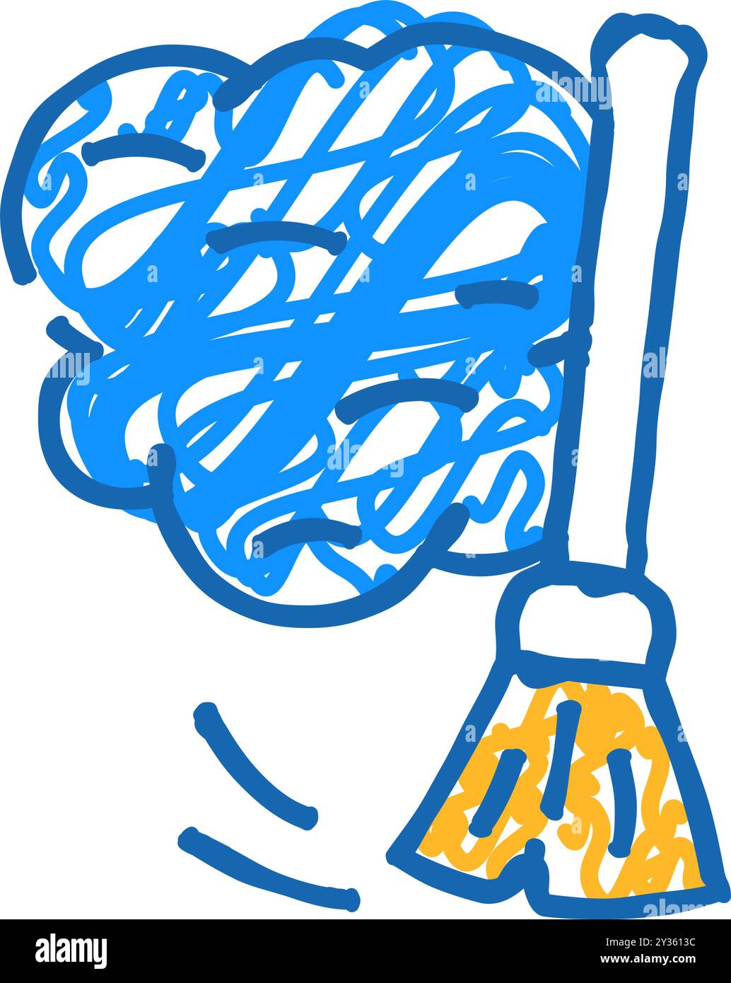 dust home icon doodle illustration Stock Vector Image & Art - Alamy