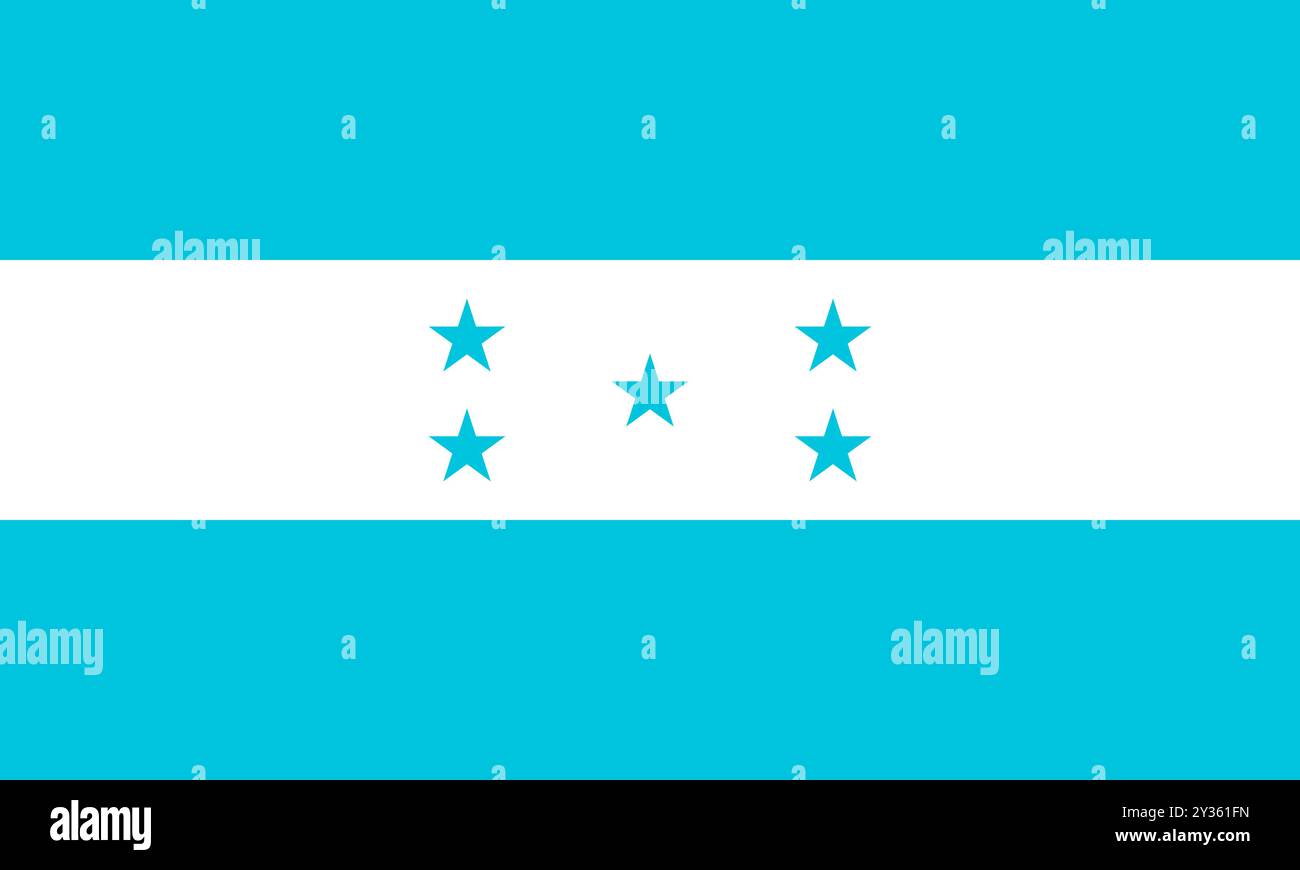 Printable honduras flag vector hi-res stock photography and images - Alamy