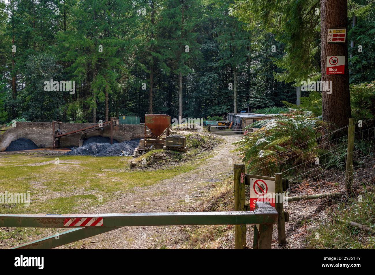 Phoenix Free Mine coal mine in the Forest of Dean, England. Phoenix ...