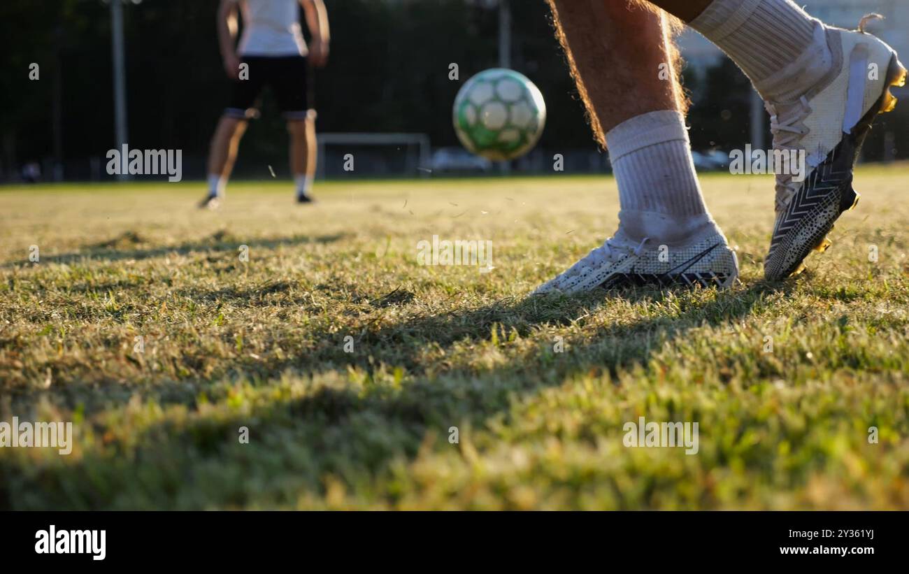Male feet professional footballers hi-res stock photography and images ...