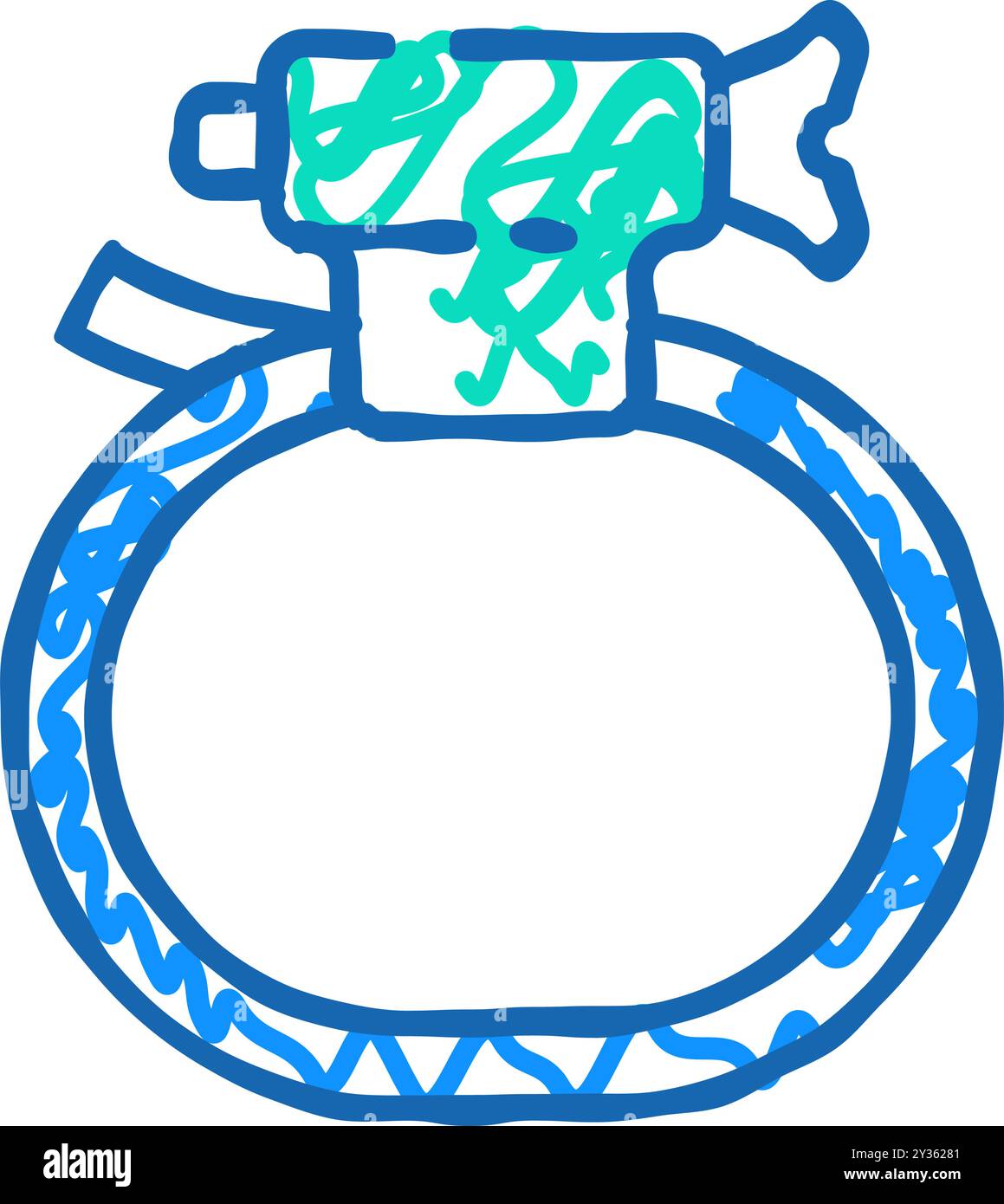 hose clamp icon doodle illustration Stock Vector Image & Art - Alamy