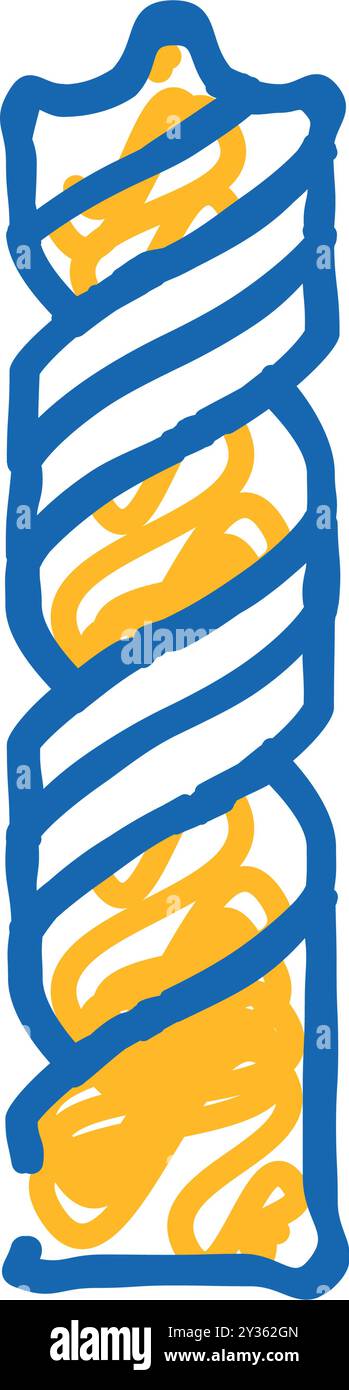 spur wood drill bit icon doodle illustration Stock Vector Image & Art ...