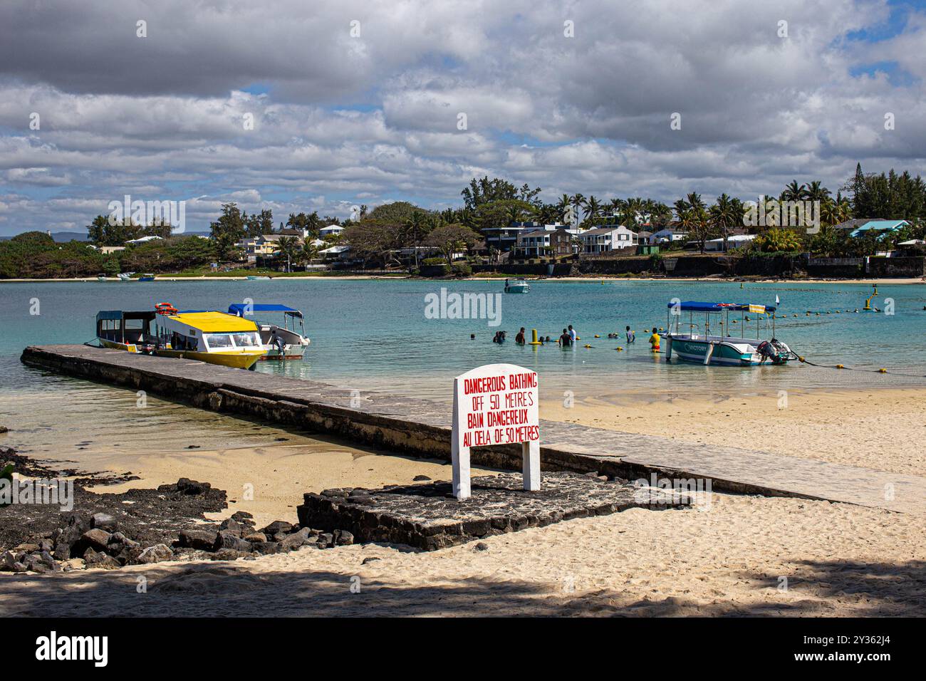 blue bay mahebourg Stock Photo - Alamy