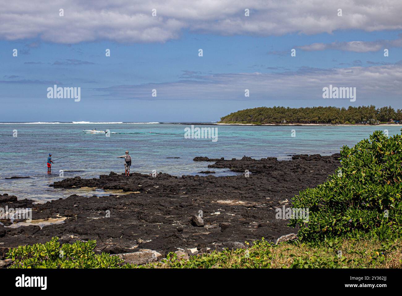 blue bay mahebourg Stock Photo - Alamy