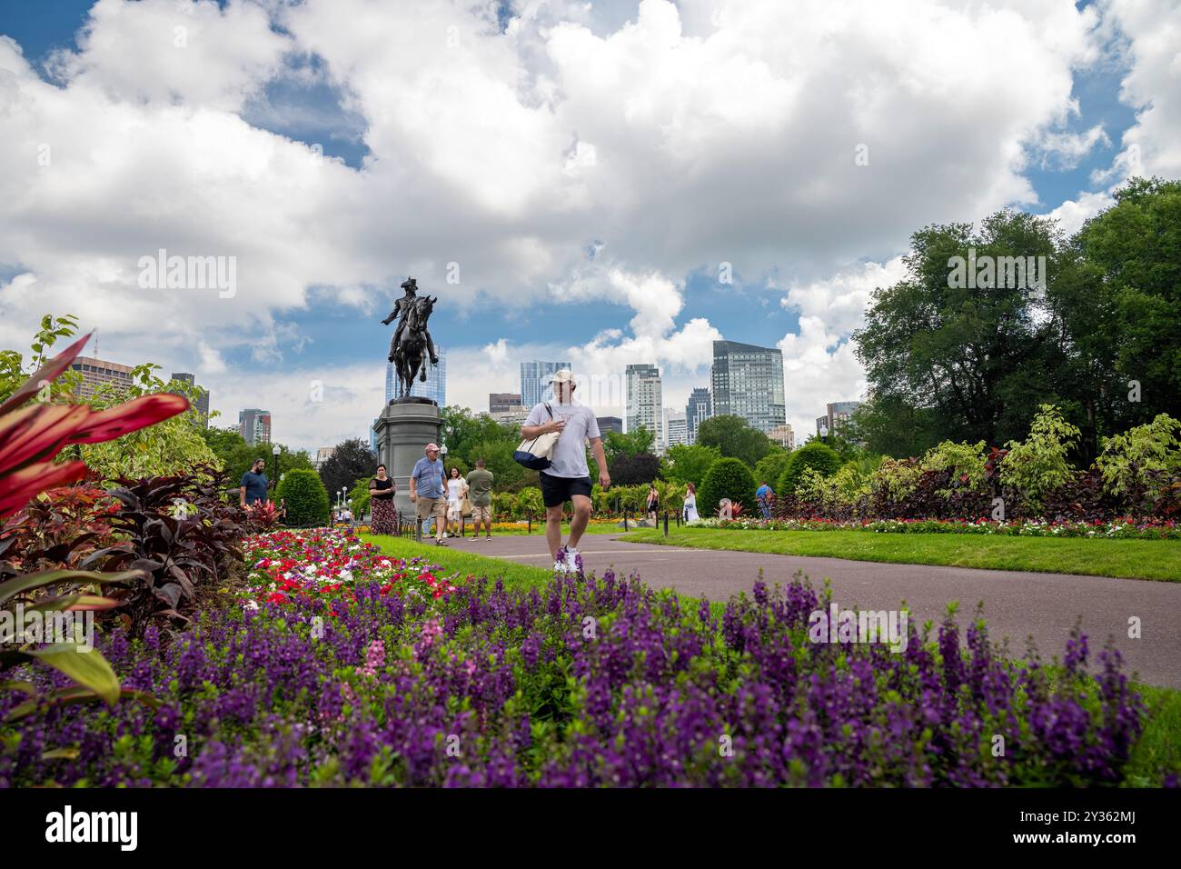 George Washington Statue in Boston, Massachusetts, USA Stock Photo - Alamy