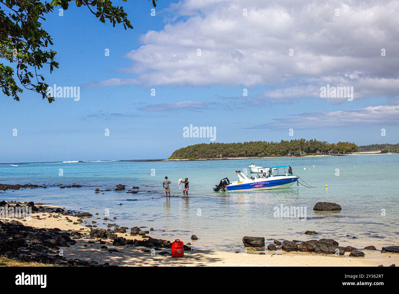 blue bay mahebourg Stock Photo - Alamy