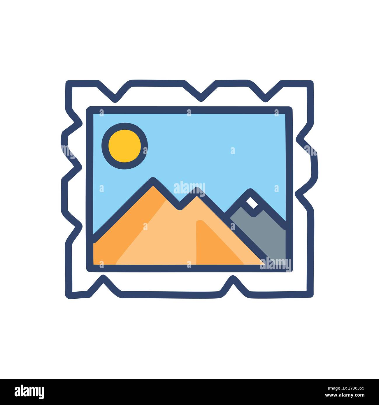 Calming relaxing view Stock Vector Images - Alamy