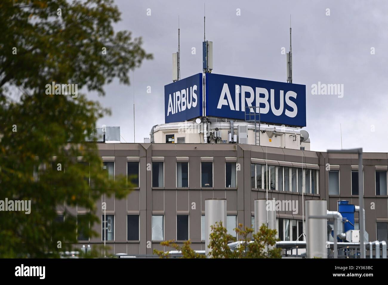 Airbus Defence and Space GmbH in Taufkirchen bei Muenchen. Logo ...