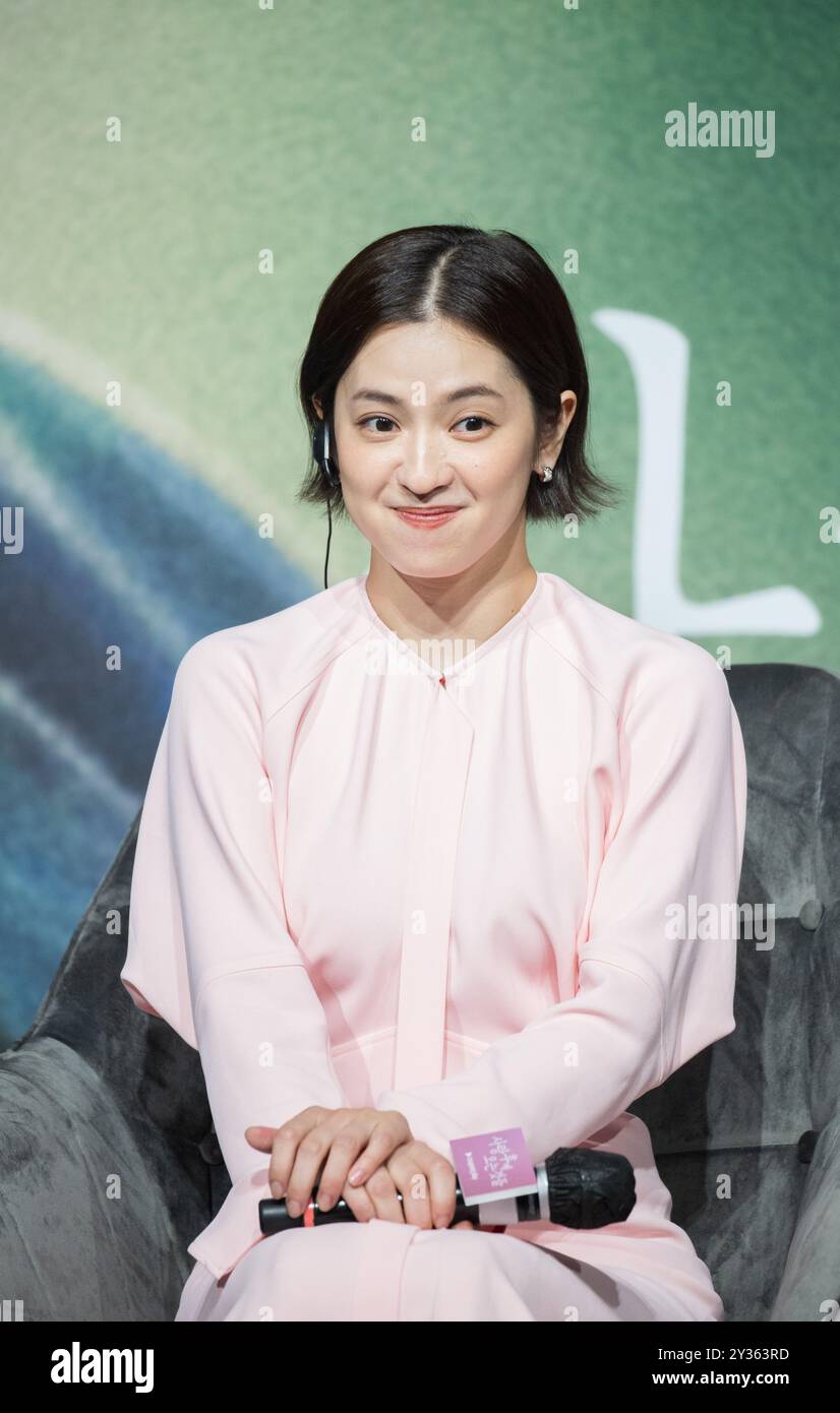 Anne Nakamura, September 12, 2024 : Japanese actress Anne Nakamura at a press conference of ...
