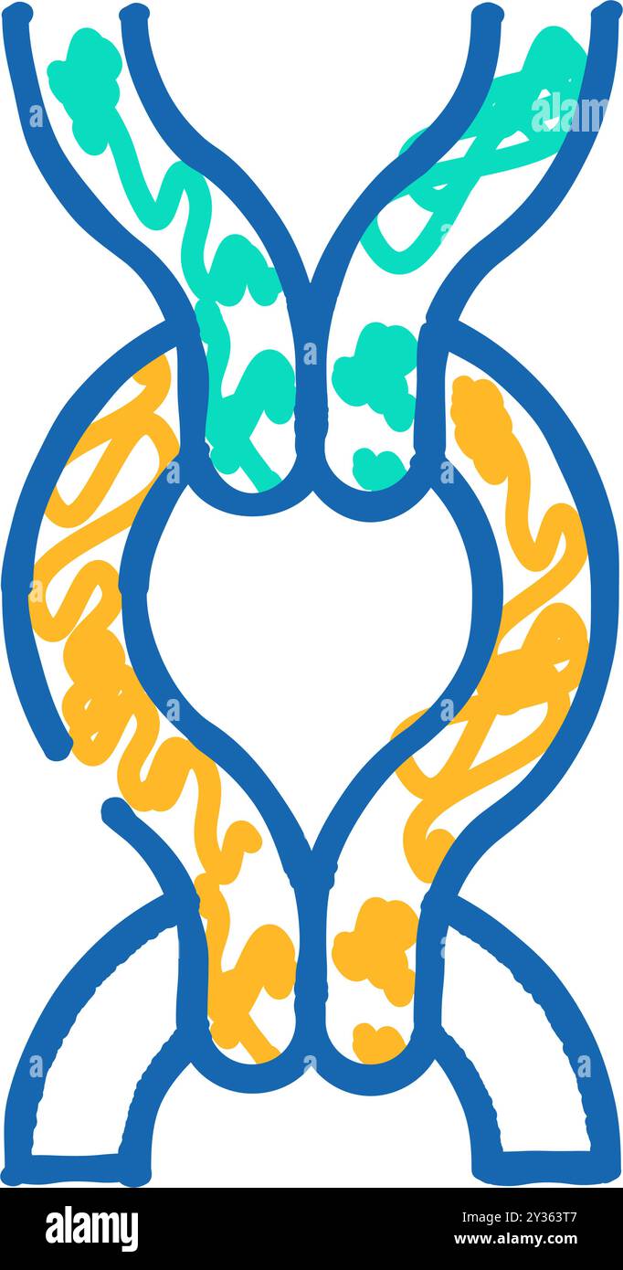 ladder chain icon doodle illustration Stock Vector Image & Art - Alamy