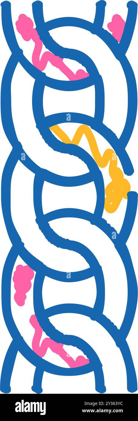 curb chain icon doodle illustration Stock Vector Image & Art - Alamy