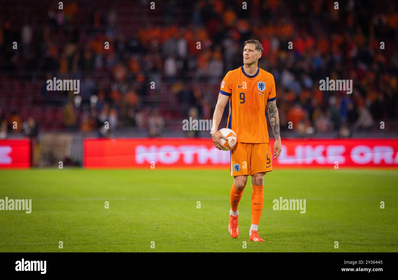 Amsterdam, Netherlands. 10th Sep 2024. Wout Weghorst (NED) Netherlands - Germany Niederlande ...
