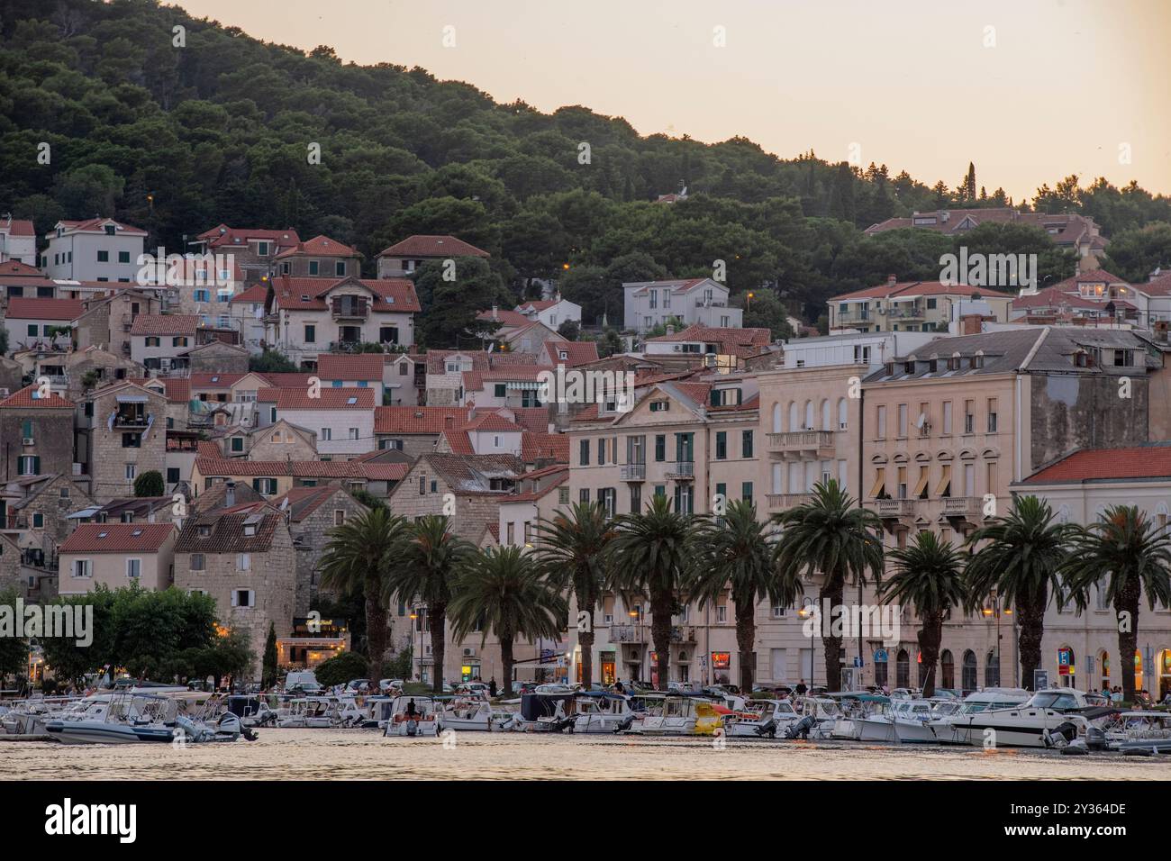 the waterfron and harbour side in grad split, croatia Stock Photo - Alamy