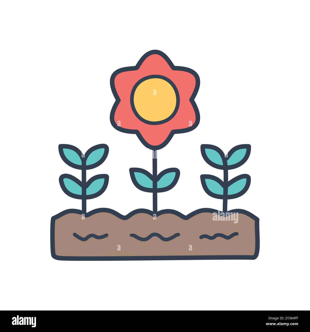 Thriving garden Stock Vector Images - Alamy