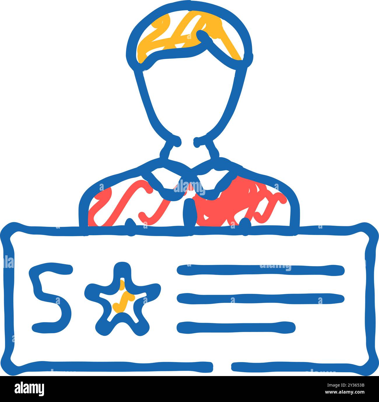 rating customer testimonial icon doodle illustration Stock Vector Image ...