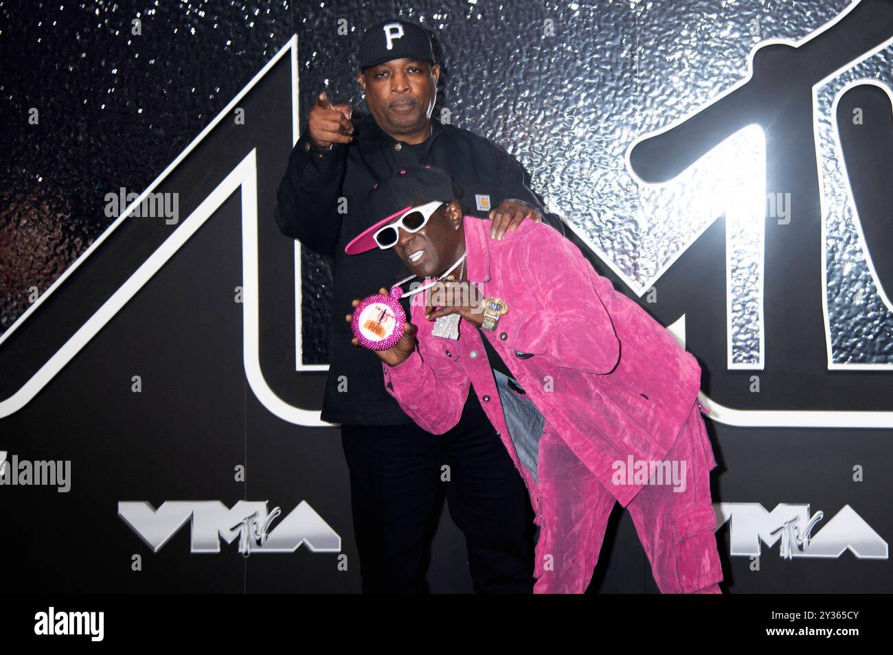 Chuck D und Flavor Flav von Public Enemy bei der Verleihung der MTV ...