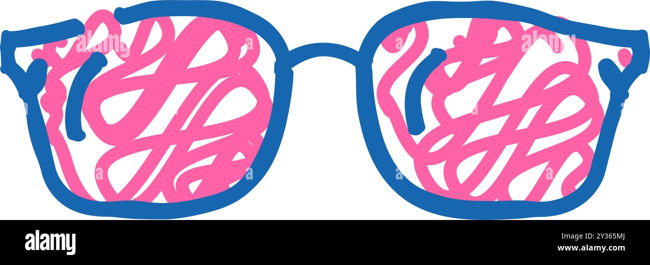 optical glasses optical icon doodle illustration Stock Vector Image ...
