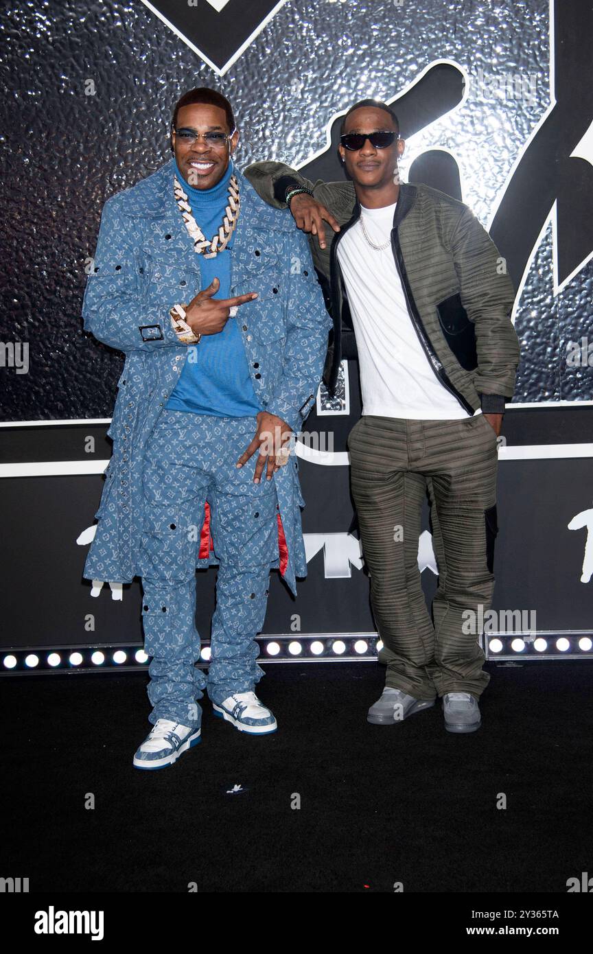 Busta Rhymes mit Sohn Trilian Wood-Smith bei der Verleihung der MTV ...