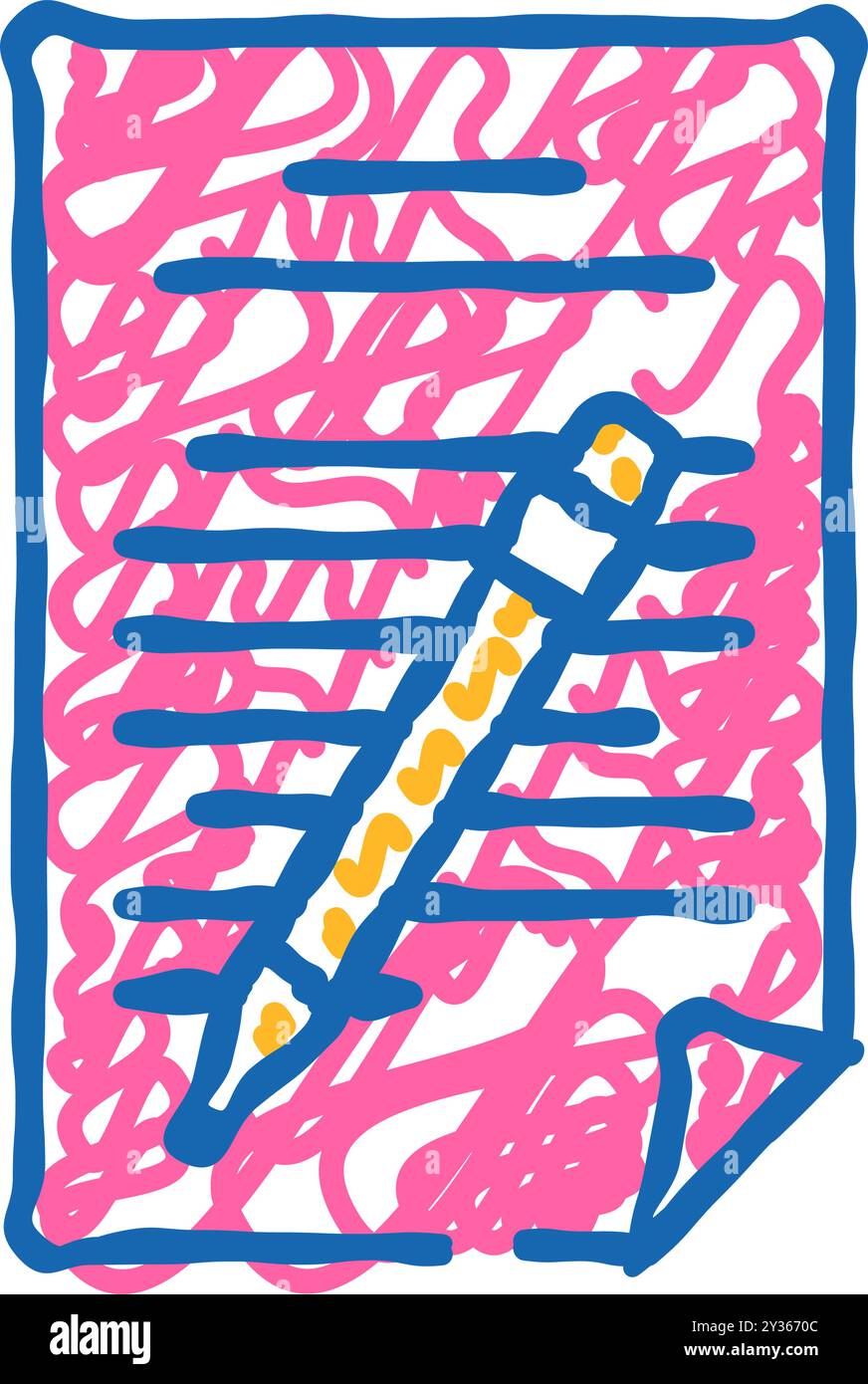 directory folder icon doodle illustration Stock Vector Image & Art - Alamy