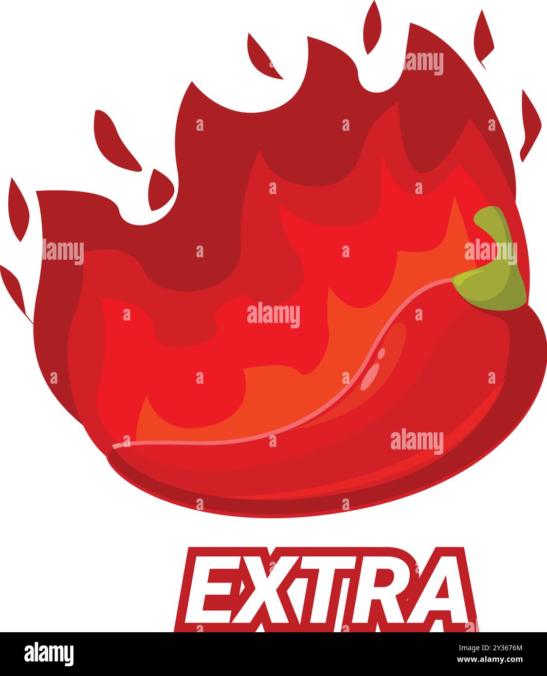 Carolina reaper pepper Stock Vector Images - Alamy