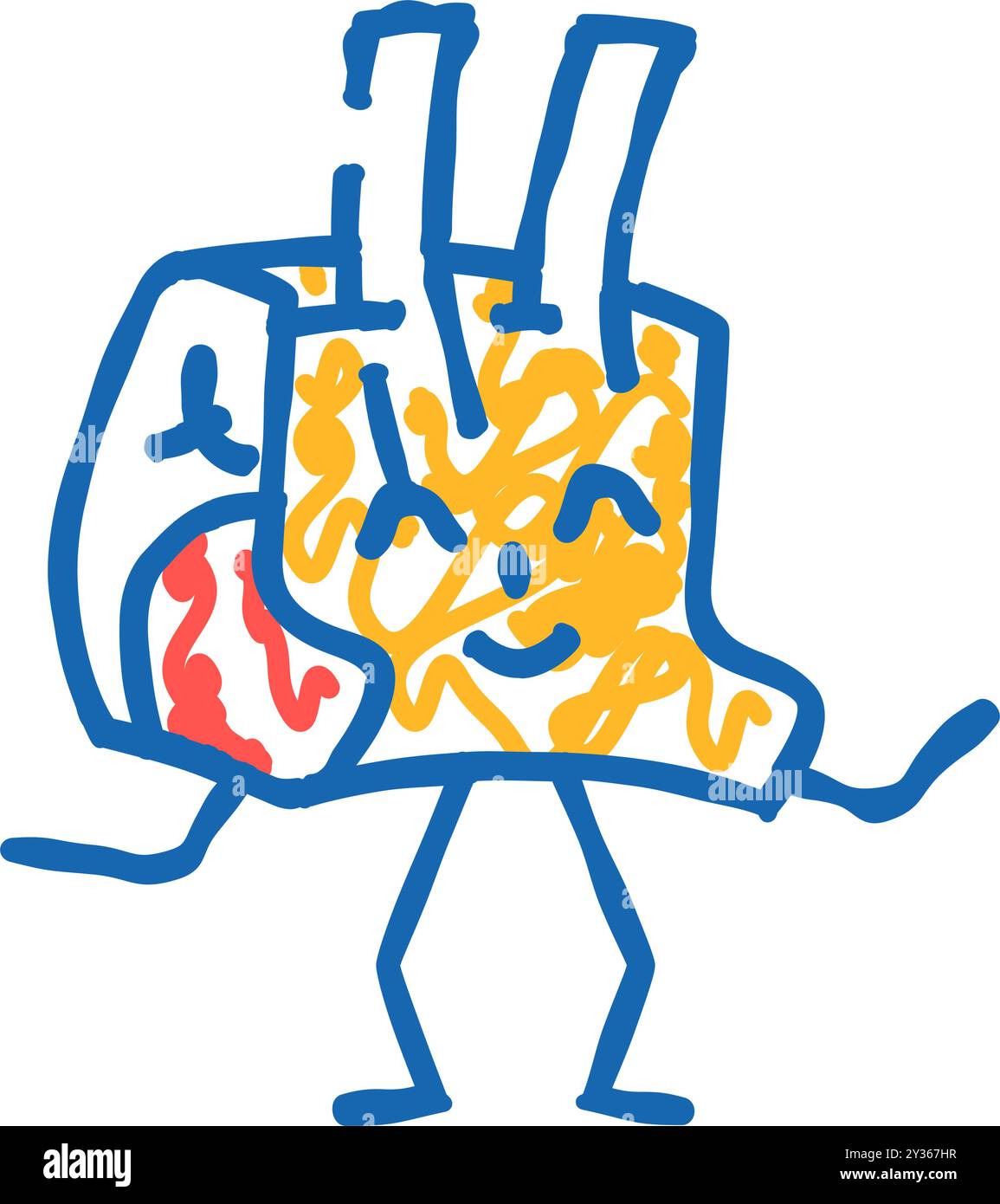 mutton meat character icon doodle illustration Stock Vector Image & Art ...