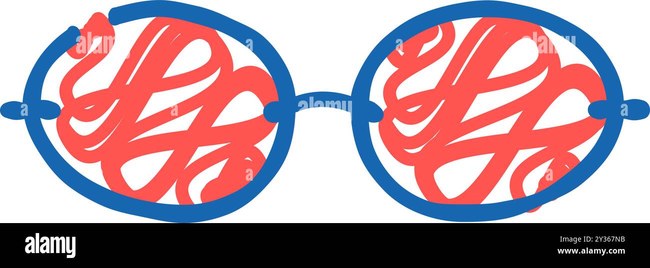 glass glasses optical icon doodle illustration Stock Vector Image & Art ...