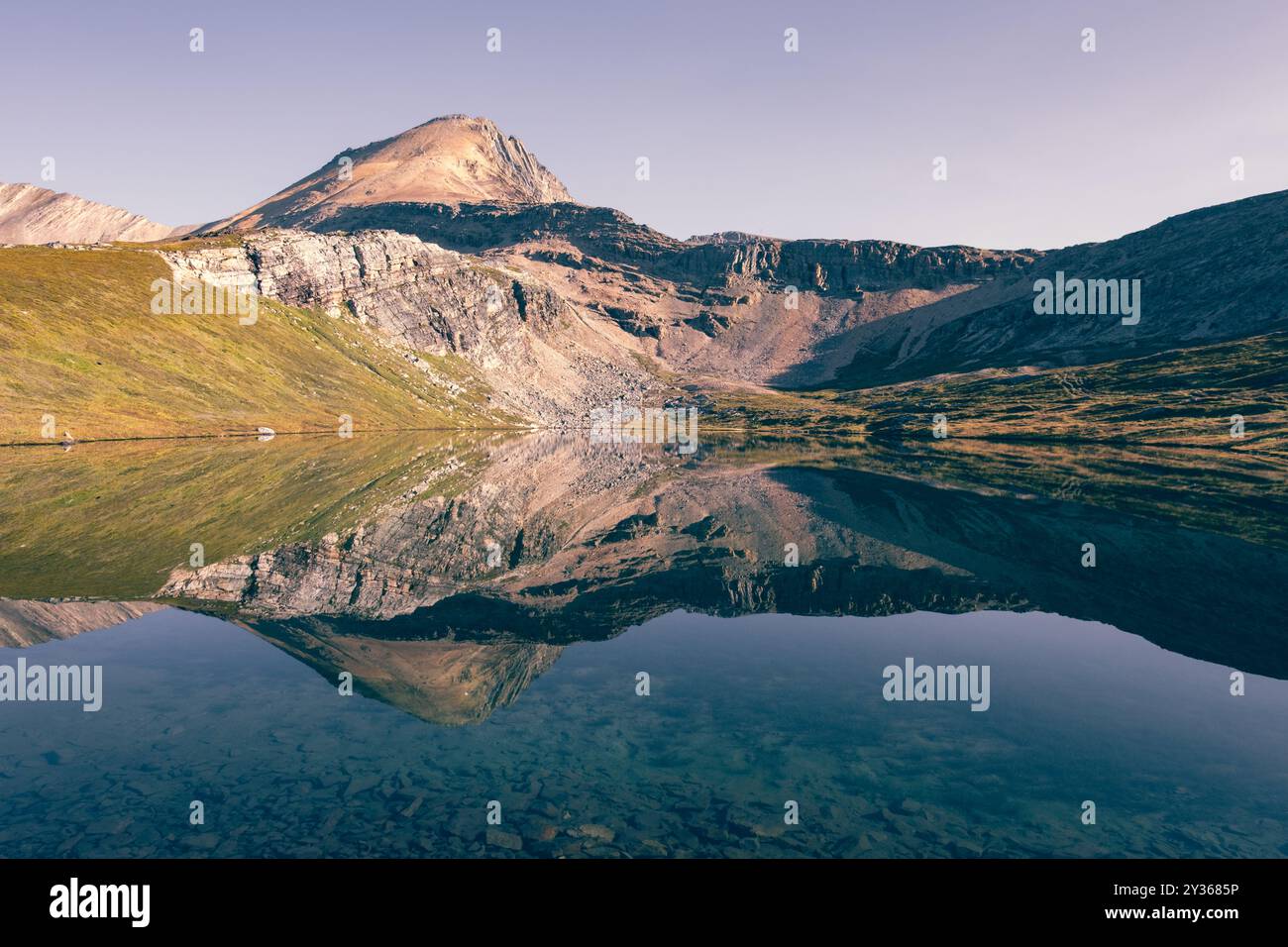 Helen Lake of Banff National Park, Canada Stock Photo - Alamy